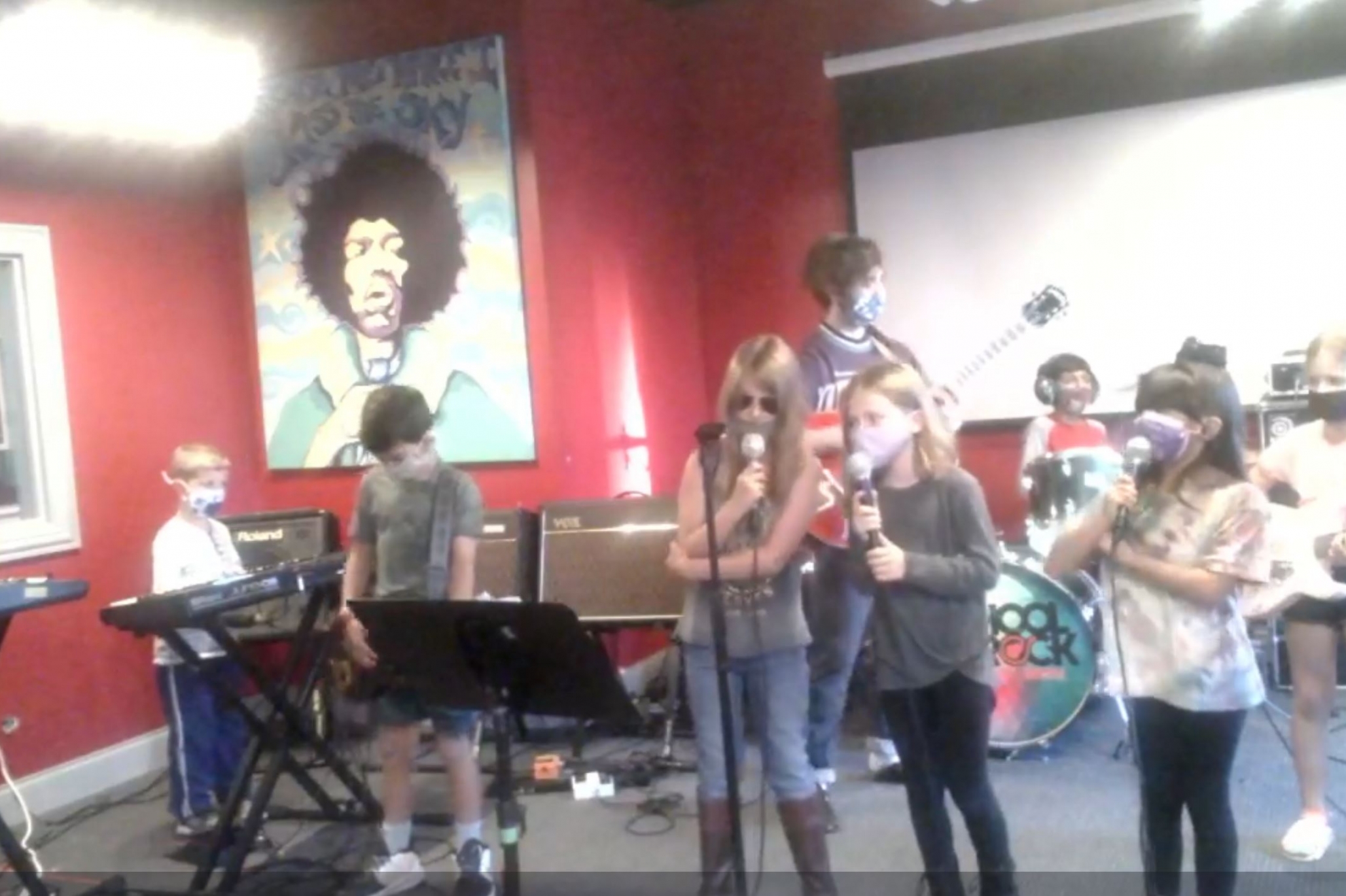 Rock 101 students jam out at open rehearsals!