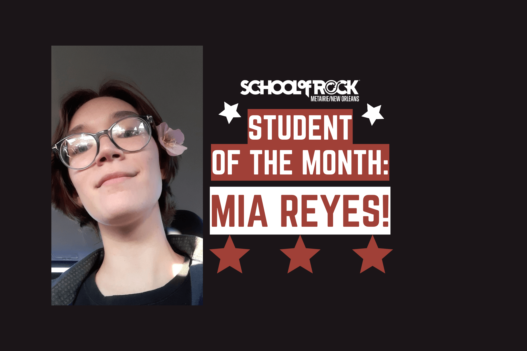 Our First-Ever Student of the Month!
